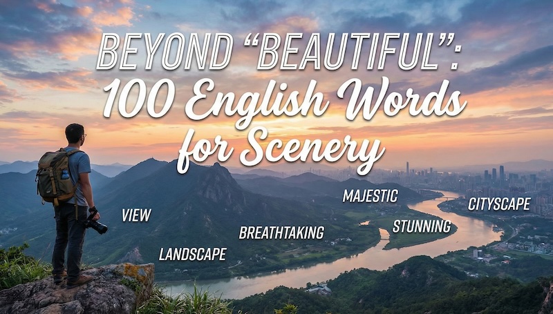 景色の英語表現100選｜美しい絶景フレーズやView/Sceneryの違いを徹底解説 | TANZAM辞書